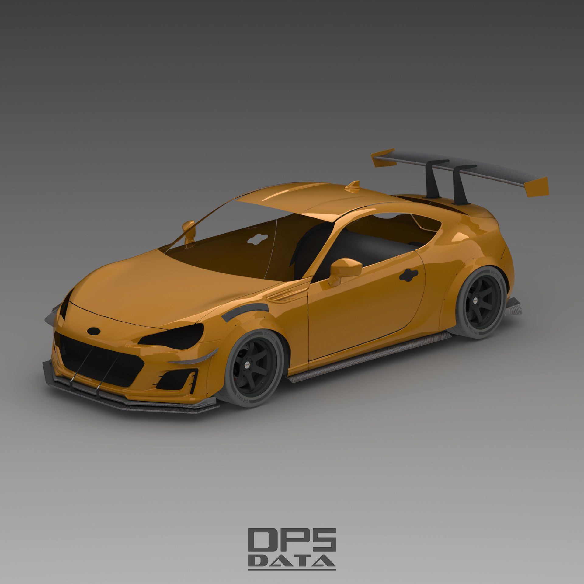 86 ZN6 Full Assembly Exterior Surface - 3D Laser-Scanned 3D model ...