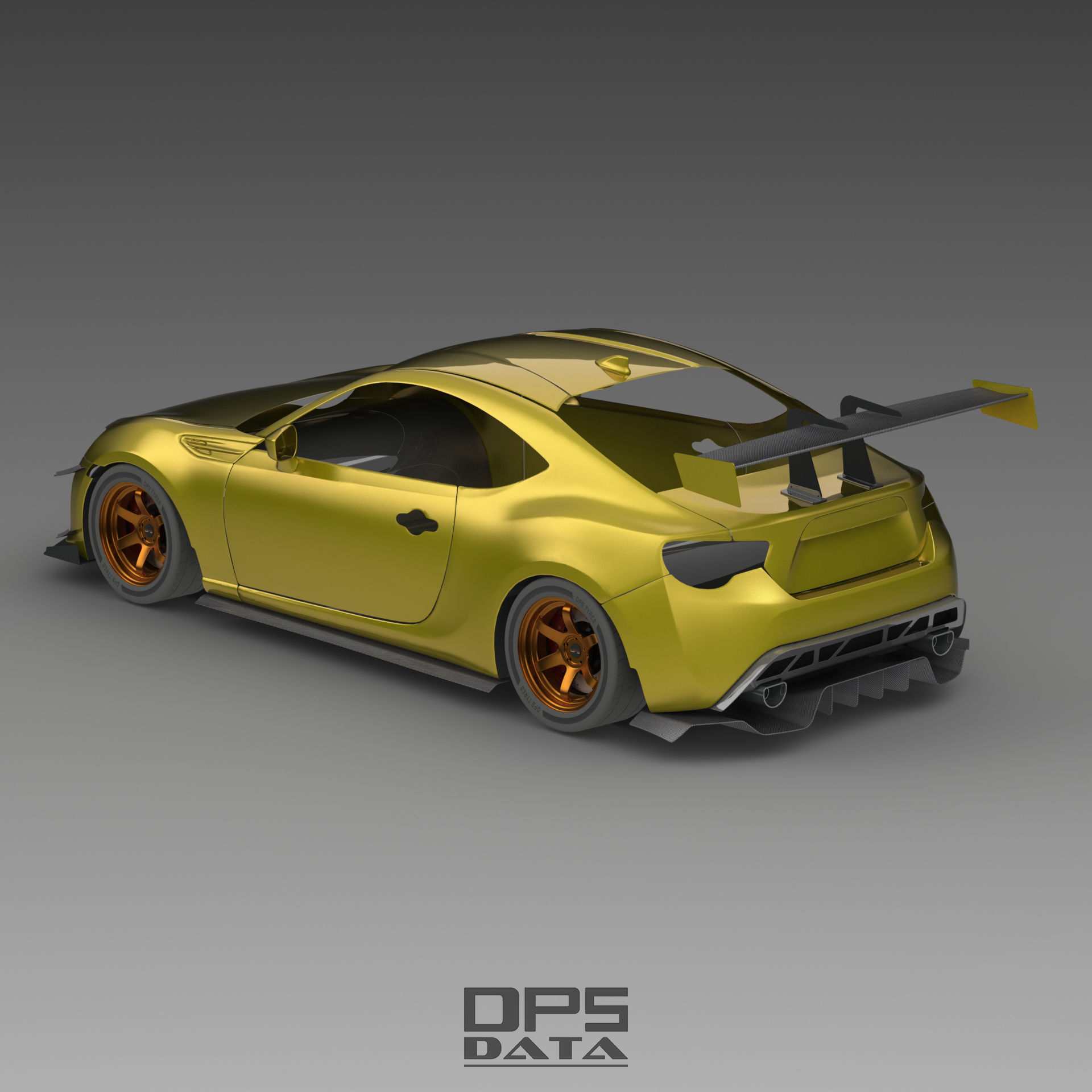 86 ZN6 Full Assembly Exterior Surface - 3D Laser-Scanned 3D model ...