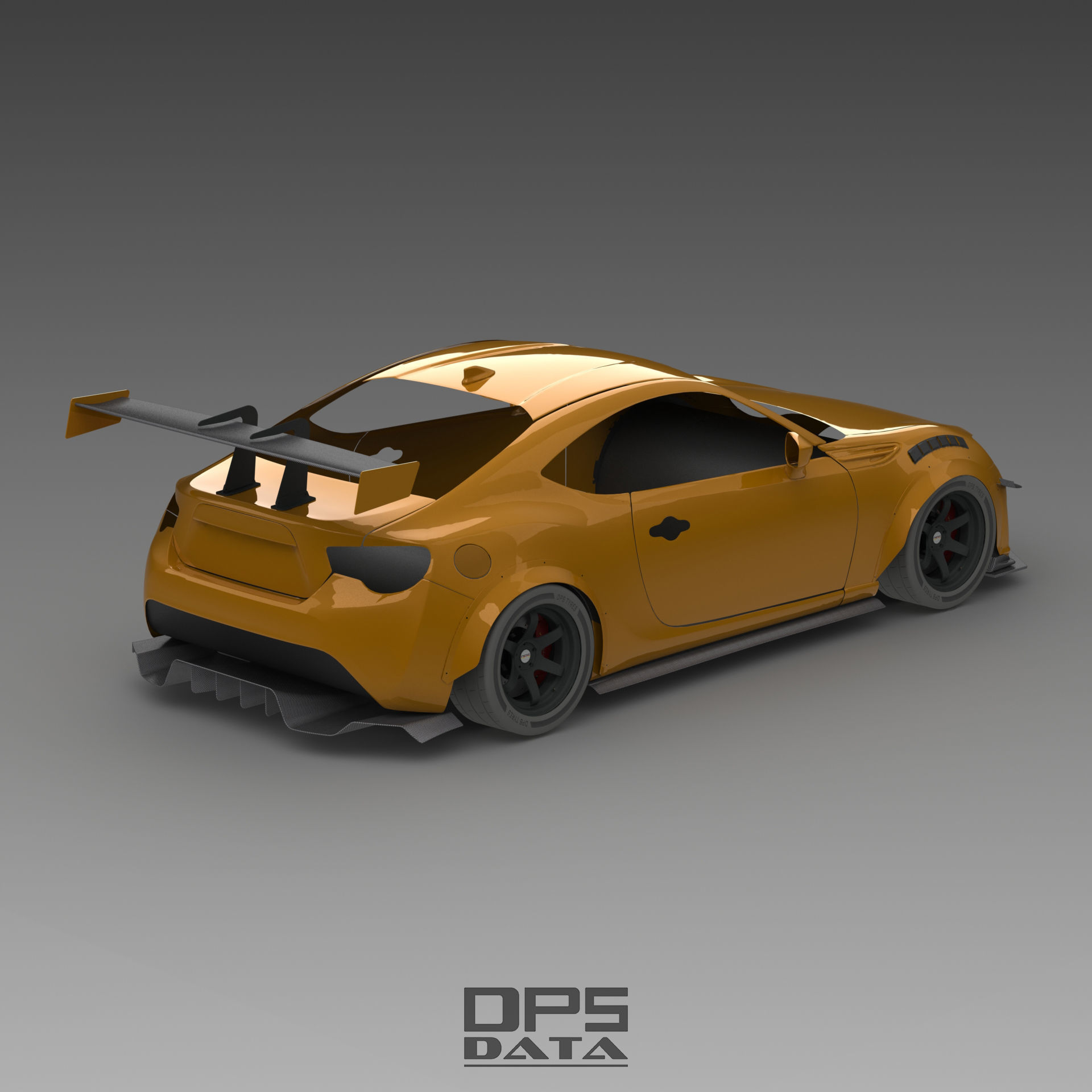 86 ZN6 Full Assembly Exterior Surface - 3D Laser-Scanned 3D model ...