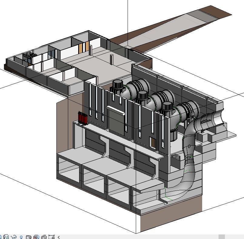 Hydropower plant Kaplan Vertical Axis 3D model | CGTrader
