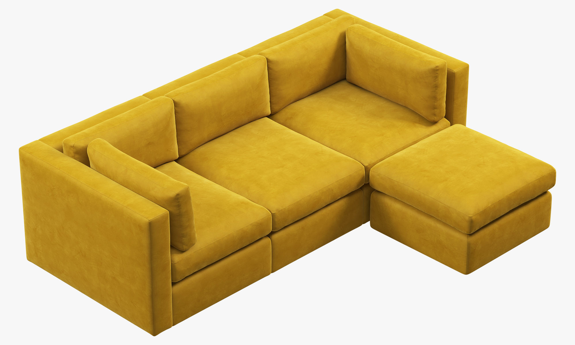 Joybird Daya Modular Sectional Sofa 3D model | CGTrader