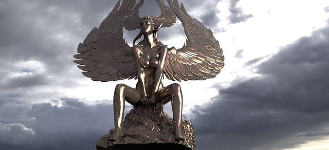 3D model Egyptian goddess form low poly VR / AR / low-poly | CGTrader