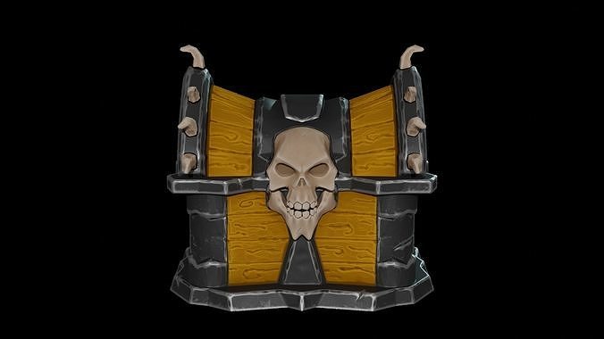 3D model Stylized Chest VR / AR / low-poly | CGTrader