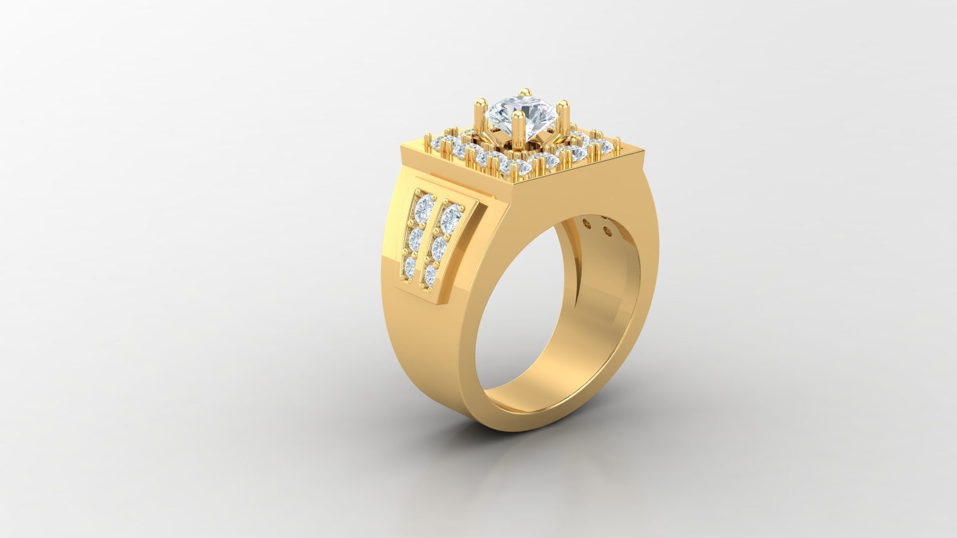 Man Ring Version 1 MR 9 3D model 3D printable | CGTrader