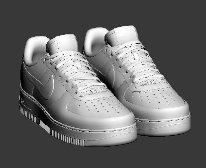 3D model Nike Air Force shoe VR / AR / low-poly | CGTrader