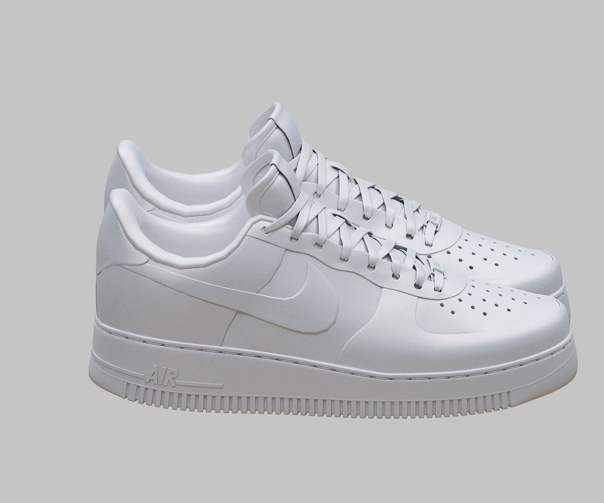 3D model Nike Air Force shoe VR / AR / low-poly | CGTrader