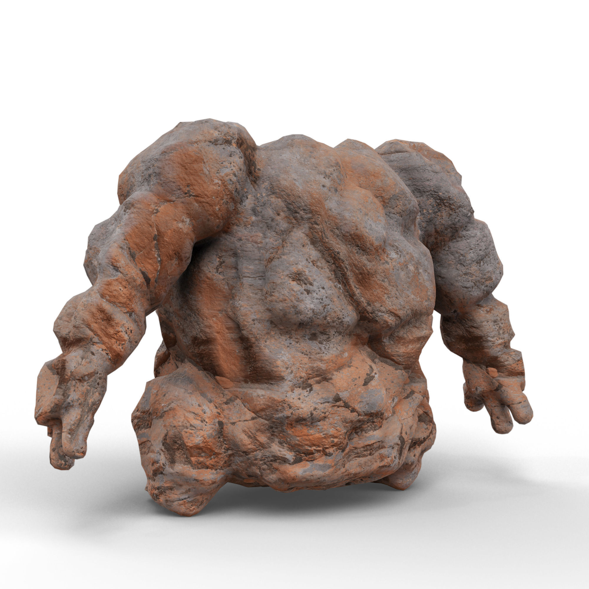 Fantasy Creature Stone Golem 3D model | CGTrader