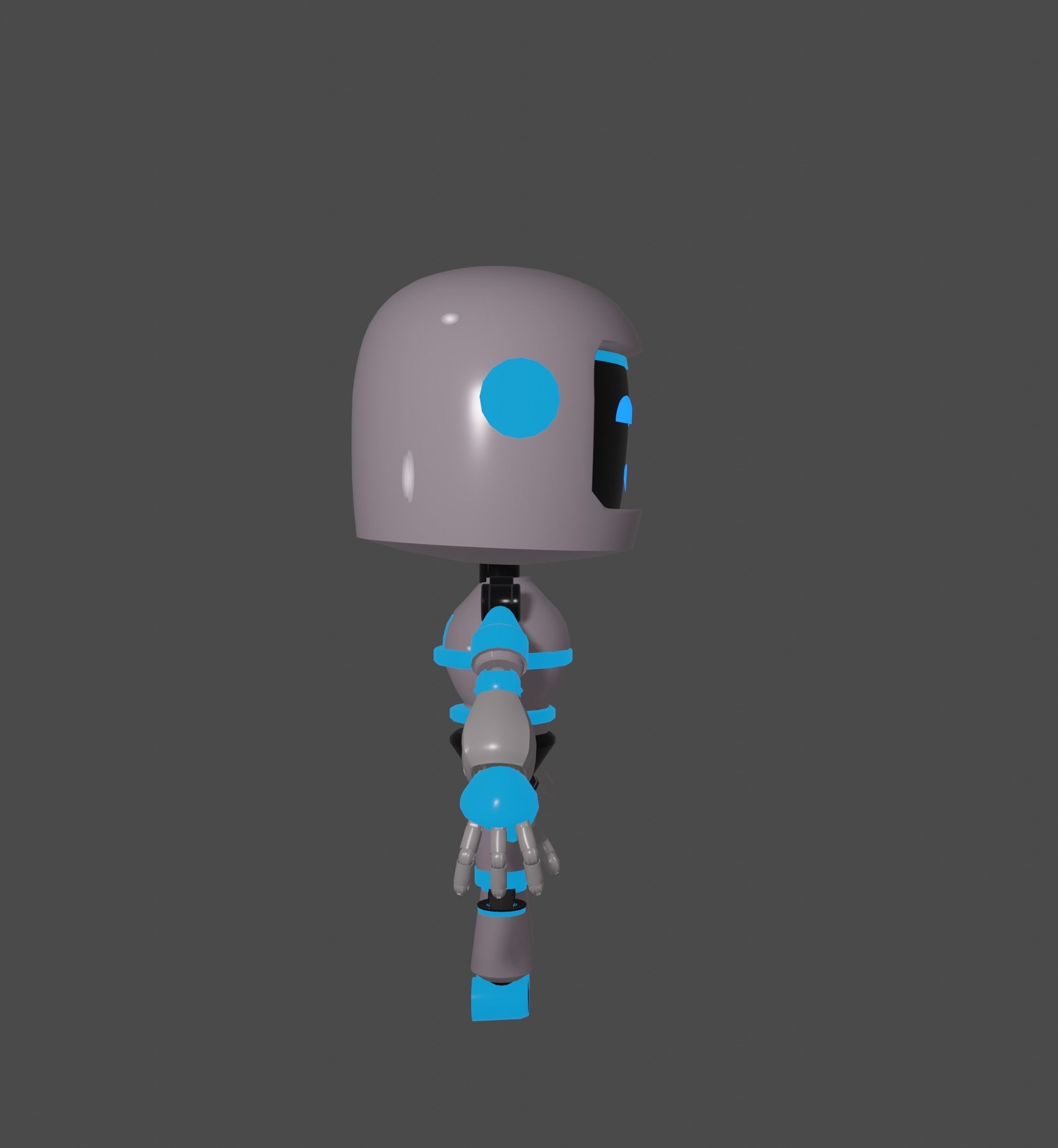 Cute Robot android model 3D model | CGTrader