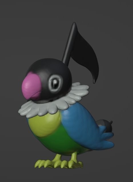 Chatot 3D model 3D printable | CGTrader