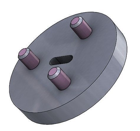 TY1RTL3PIND15 Rotary to linear motion converts conjugate free 3D model ...