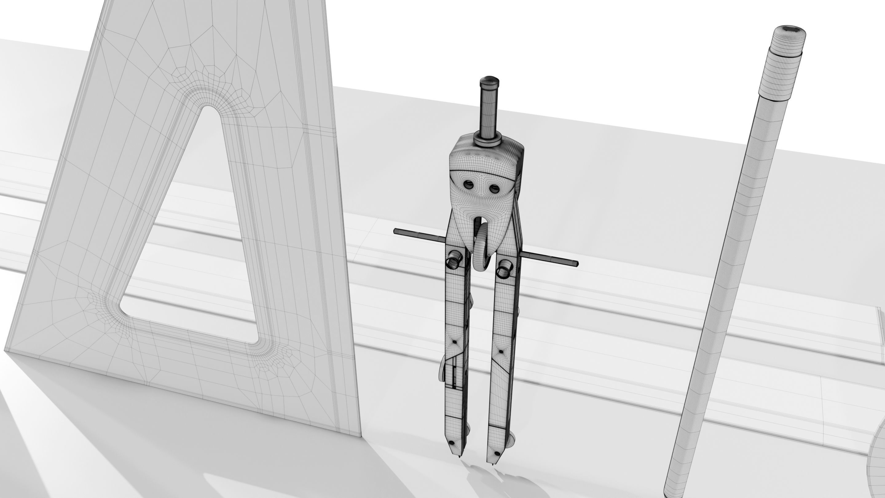 Technical Drawing Tools 3D model | CGTrader