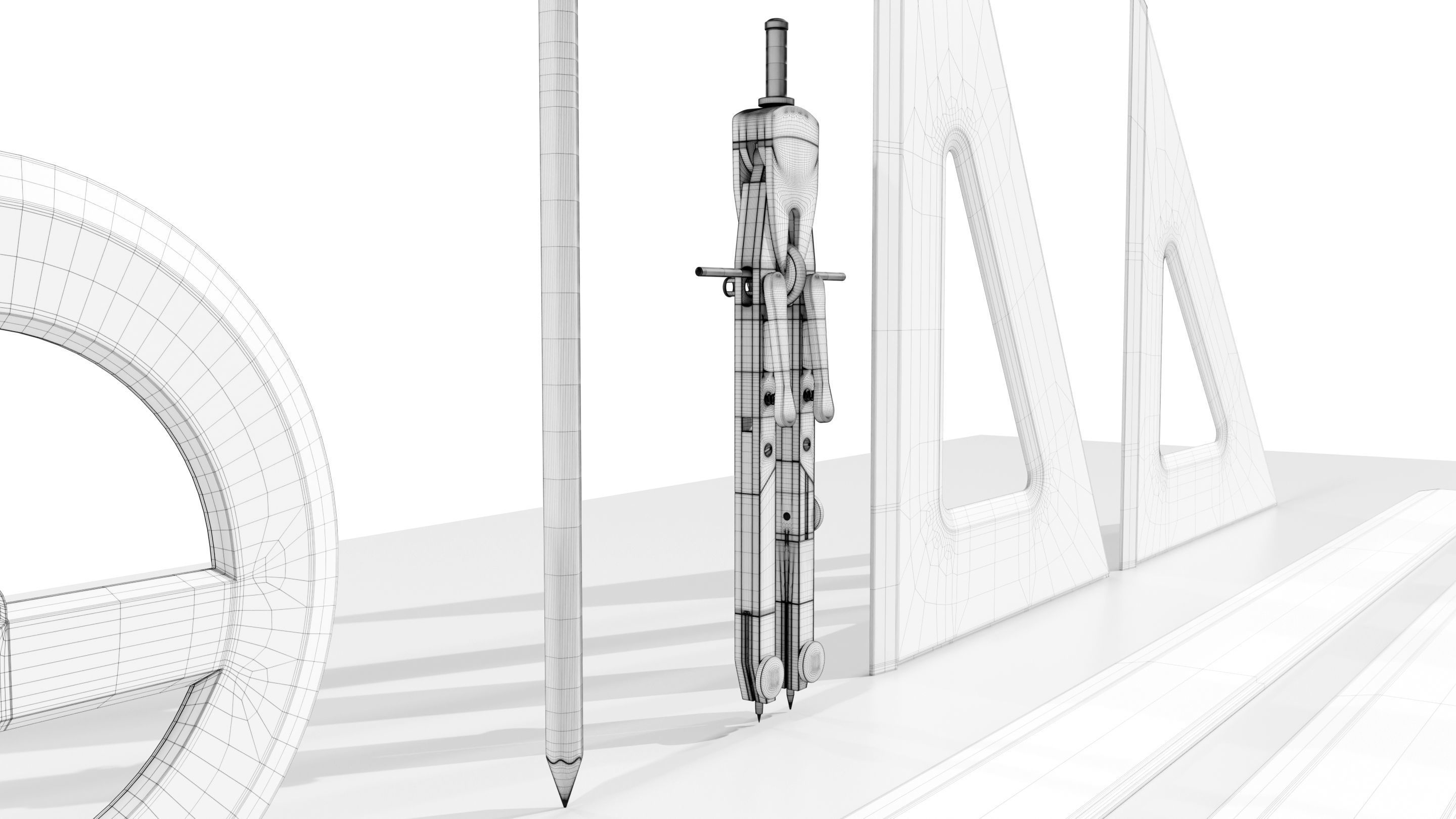 Technical Drawing Tools 3D model | CGTrader