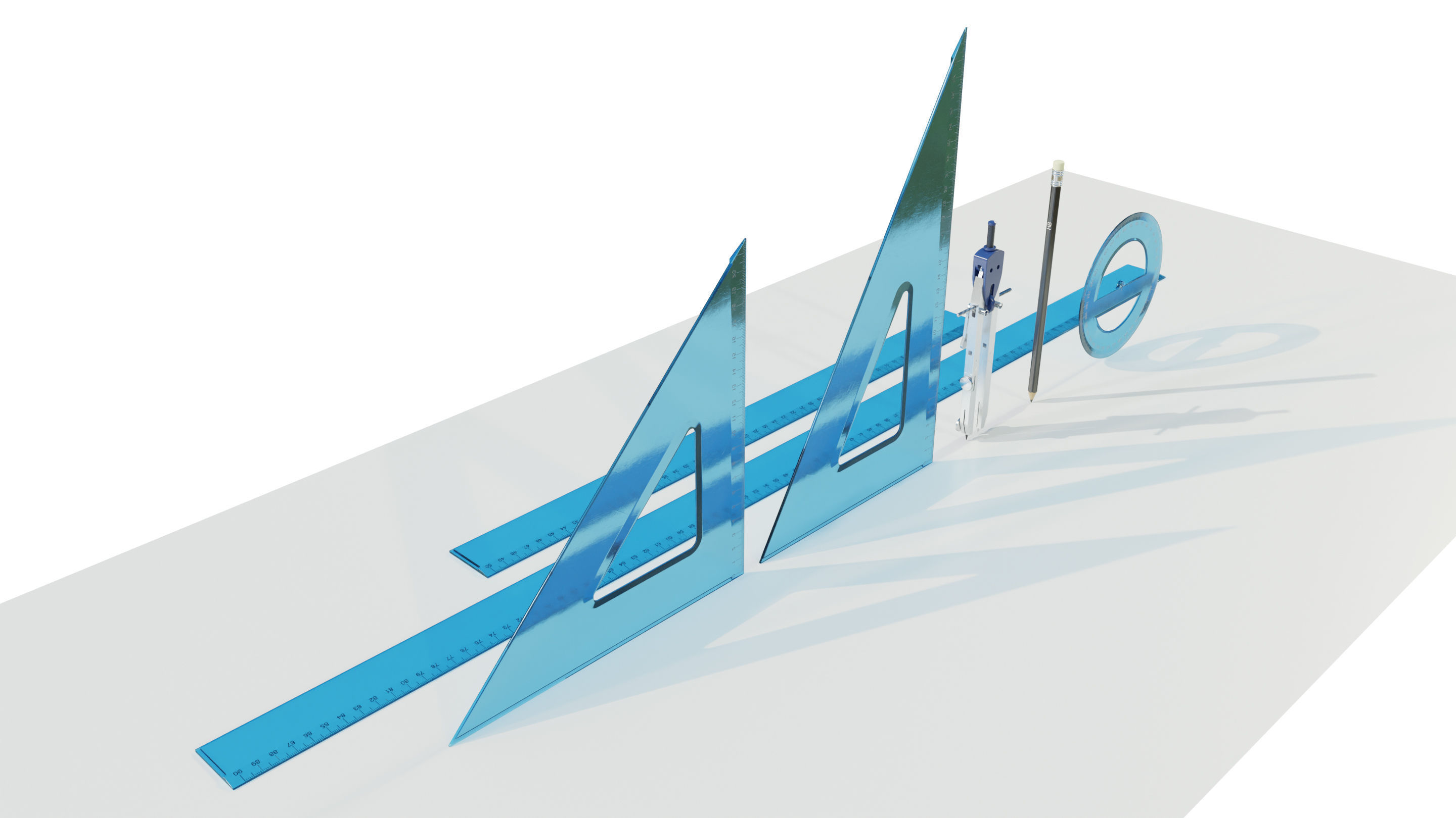 Technical Drawing Tools 3D model | CGTrader