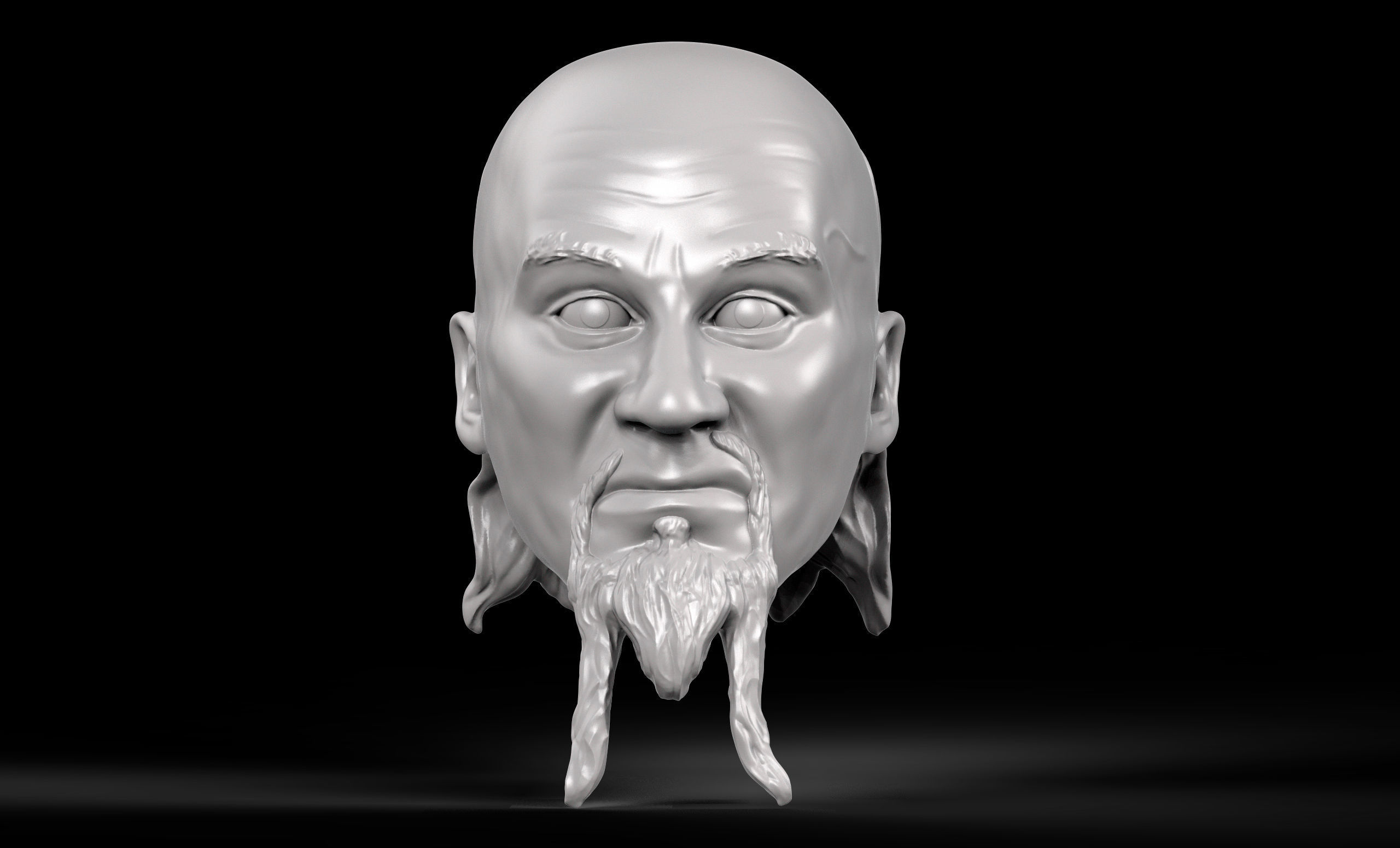 Damien Demento 3D printable action figure head 3D model 3D printable ...