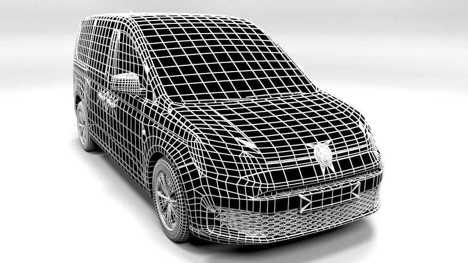 3D model VW CADDY MAXI 2021 VR / AR / low-poly | CGTrader