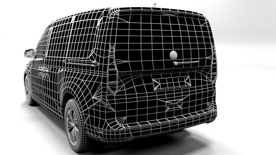 3D model CADDY MAXI PASSENGER VR / AR / low-poly | CGTrader