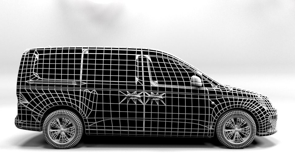 3D model CADDY MAXI PASSENGER VR / AR / low-poly | CGTrader