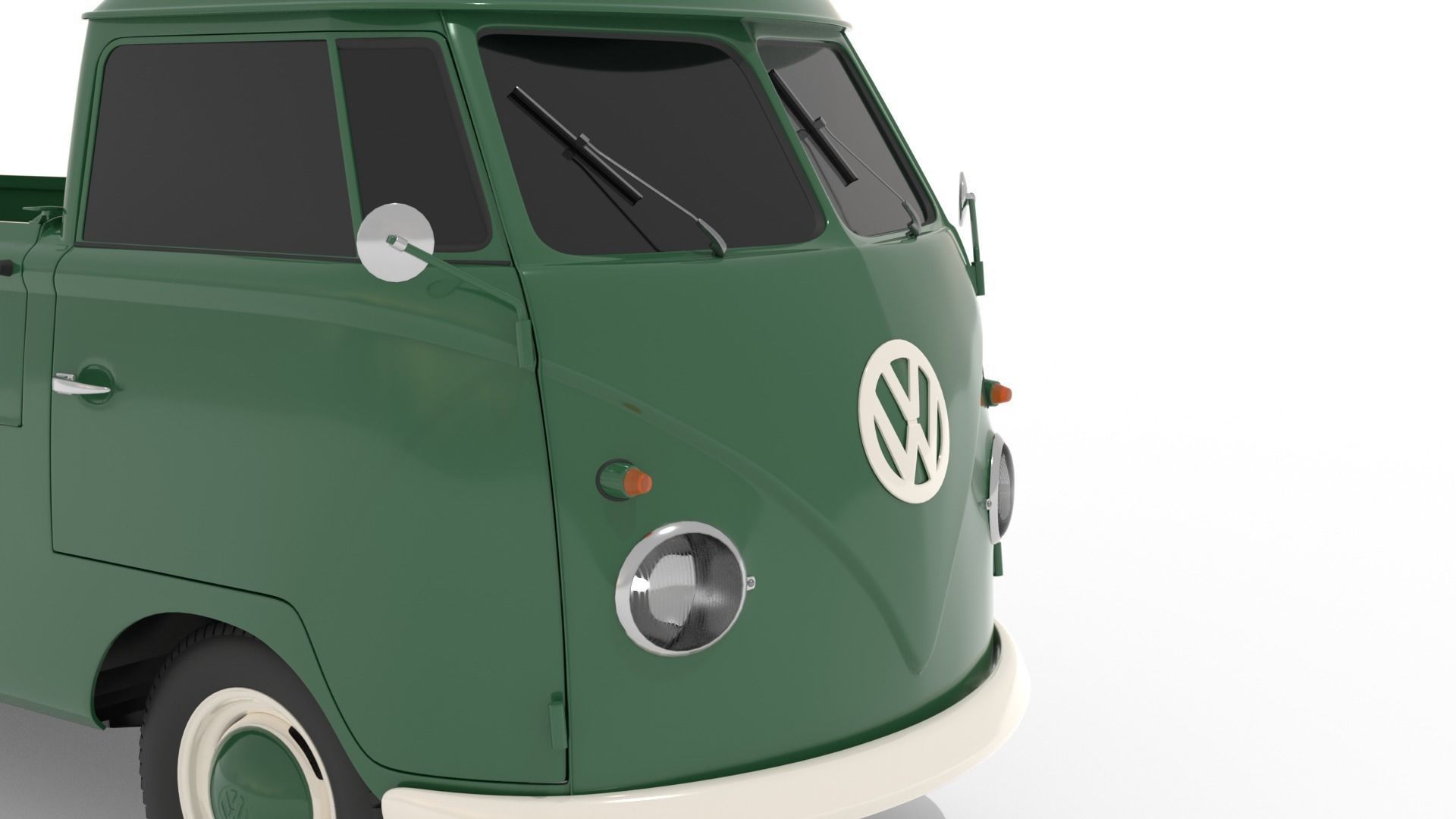 Volkswagen Transporter T1 - Pickup 3D model | CGTrader