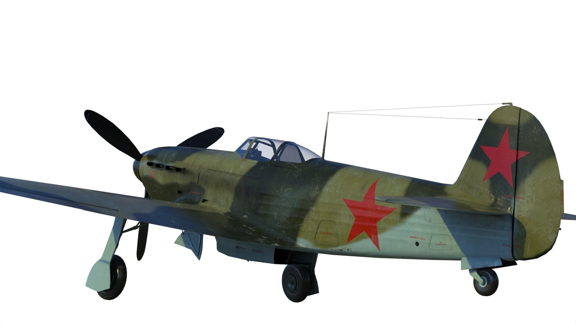 Yakovlev Yak-9 fighter 3D model | CGTrader