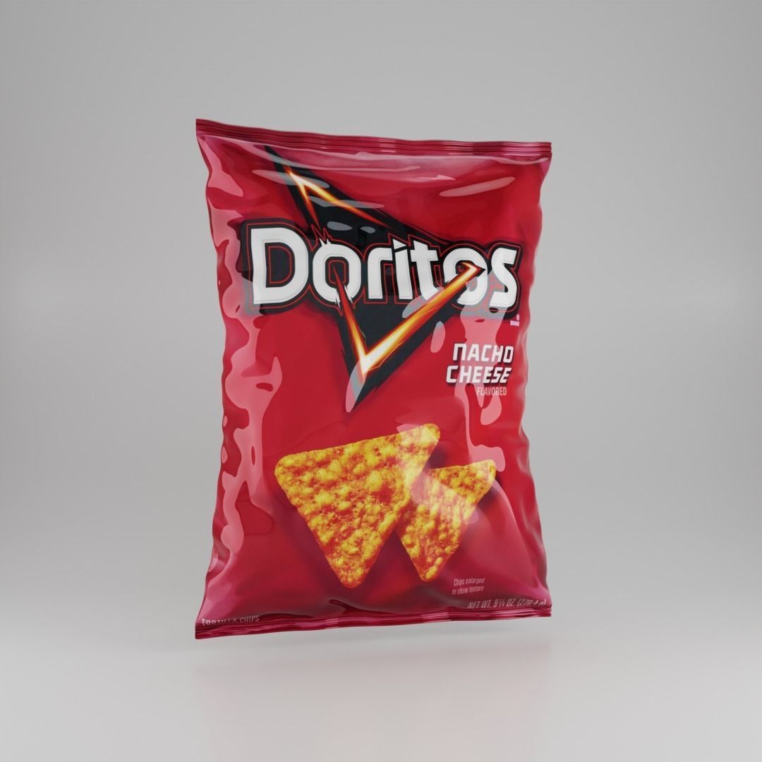 3D model Chips Packaging - Doritos VR / AR / low-poly | CGTrader