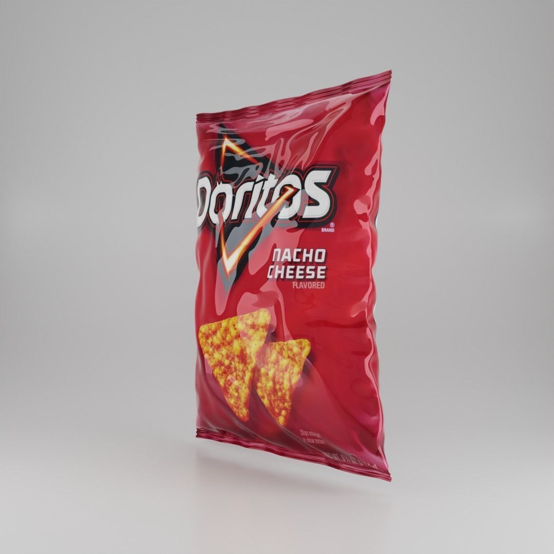 3D model Chips Packaging - Doritos VR / AR / low-poly | CGTrader