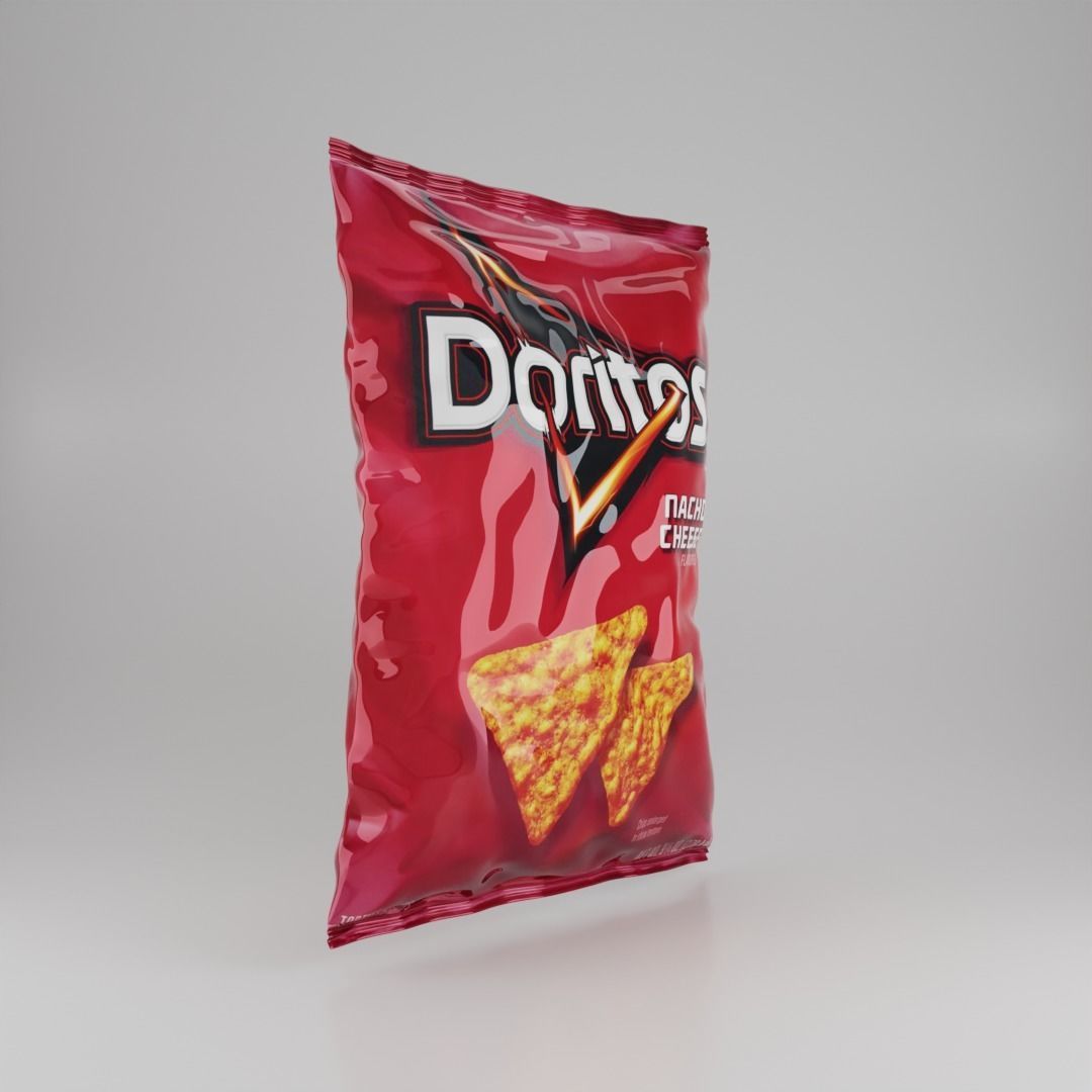 3D model Chips Packaging - Doritos VR / AR / low-poly | CGTrader
