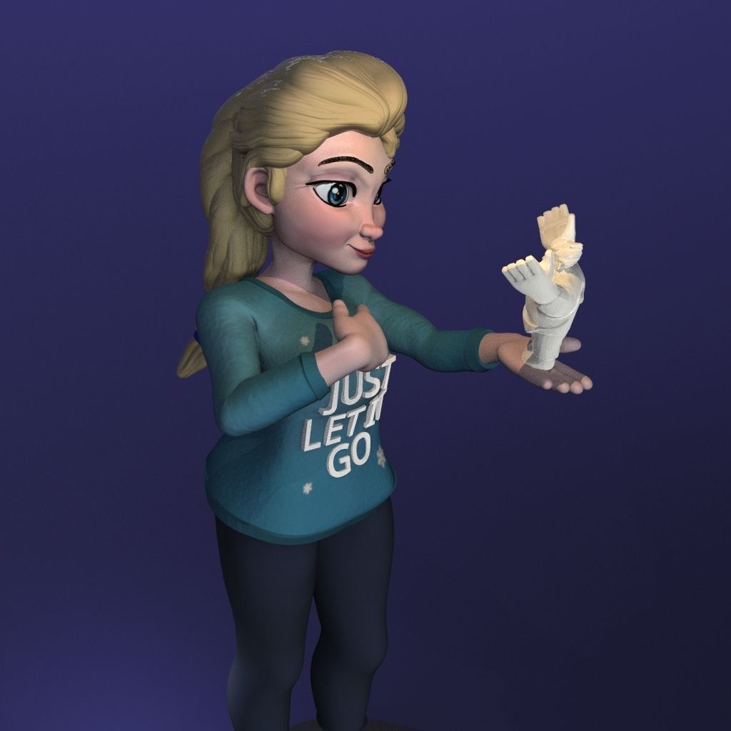 ELSA WRECK-IT RALPH 3D model 3D printable | CGTrader