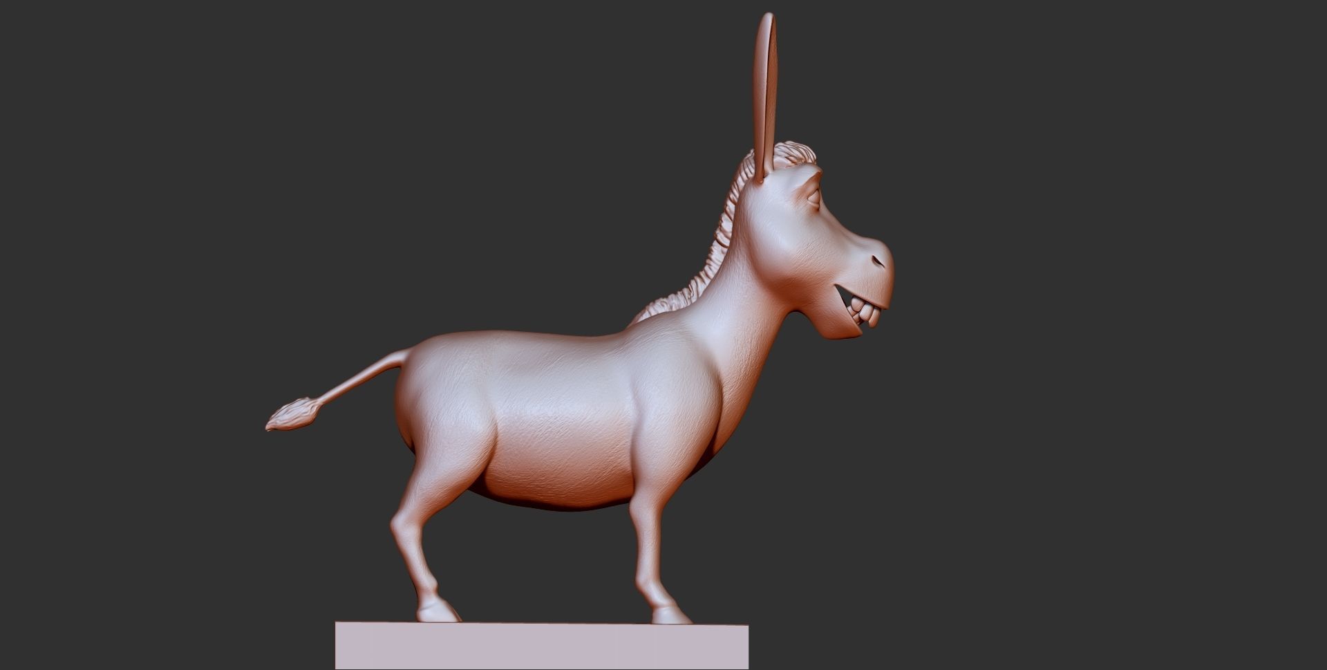 donkey 3d print model 3D model 3D printable | CGTrader