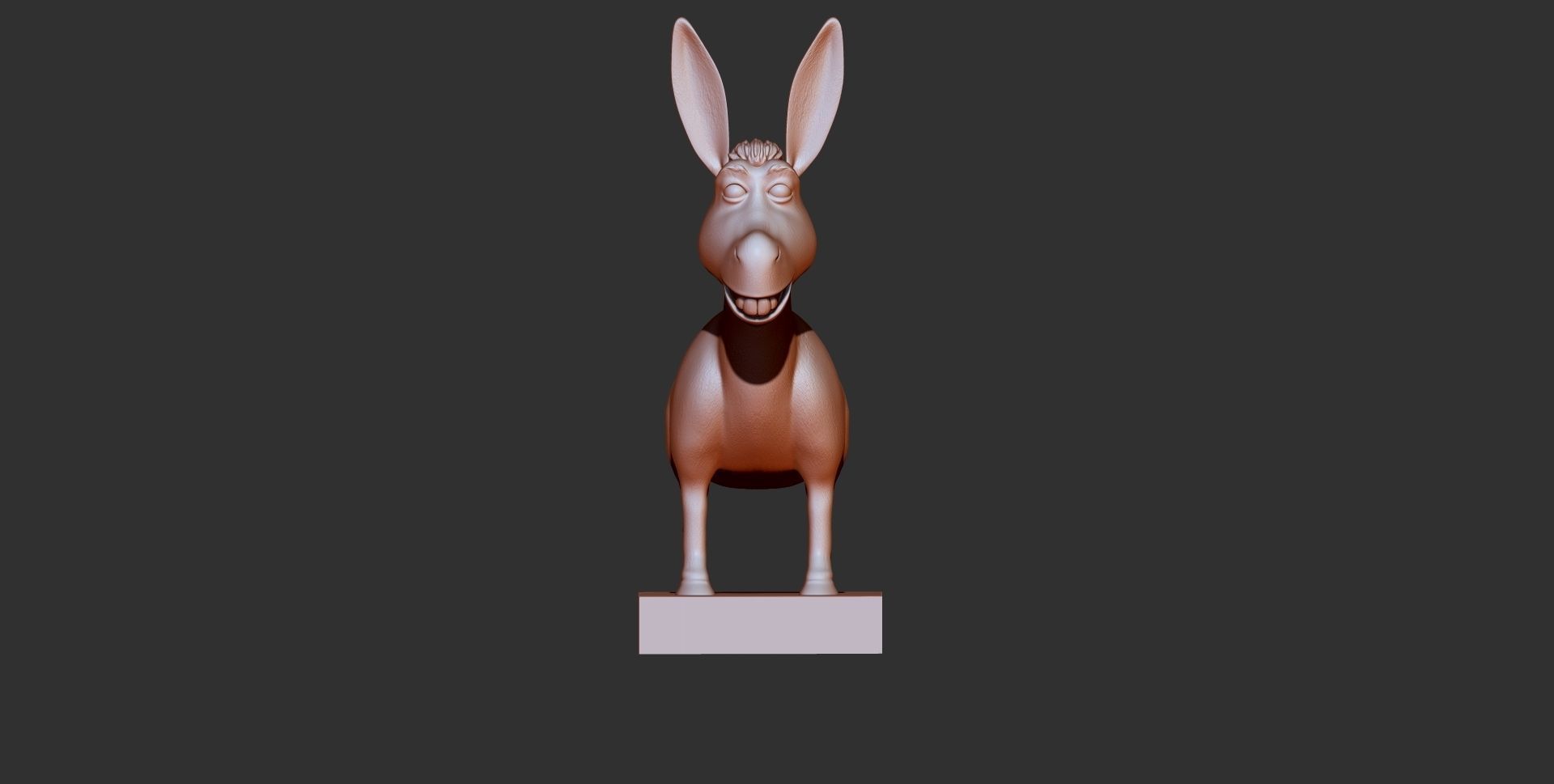 donkey 3d print model 3D model 3D printable | CGTrader
