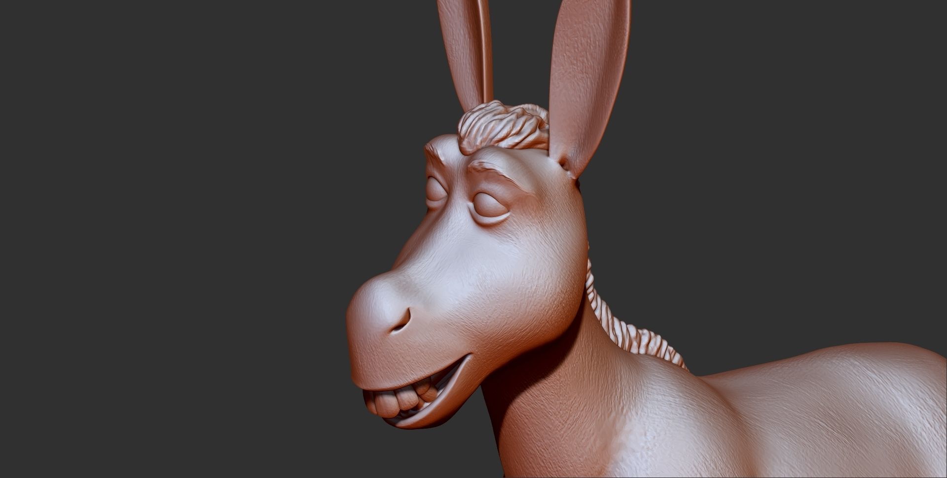 donkey 3d print model 3D model 3D printable | CGTrader