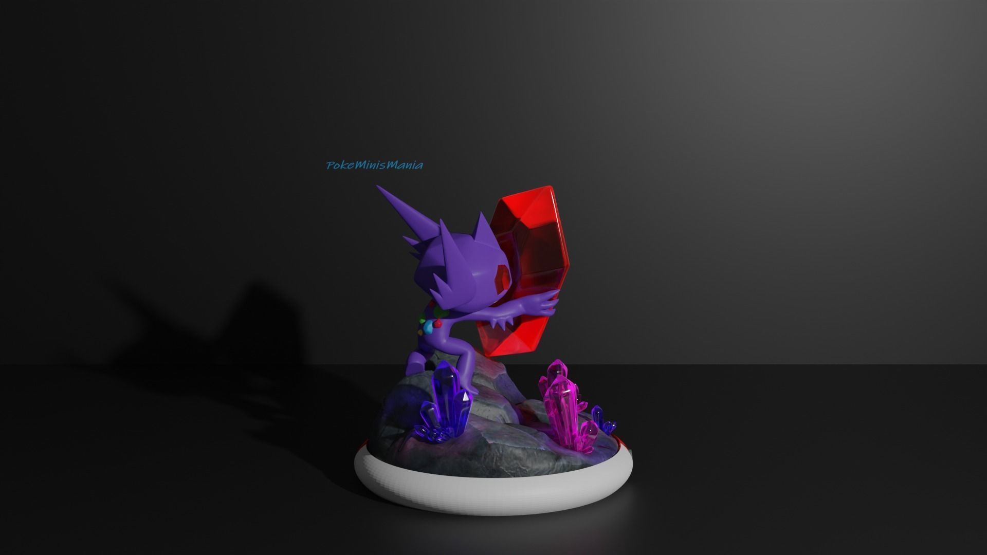 Mega Sableye pokemon 3D print model 3D model 3D printable | CGTrader