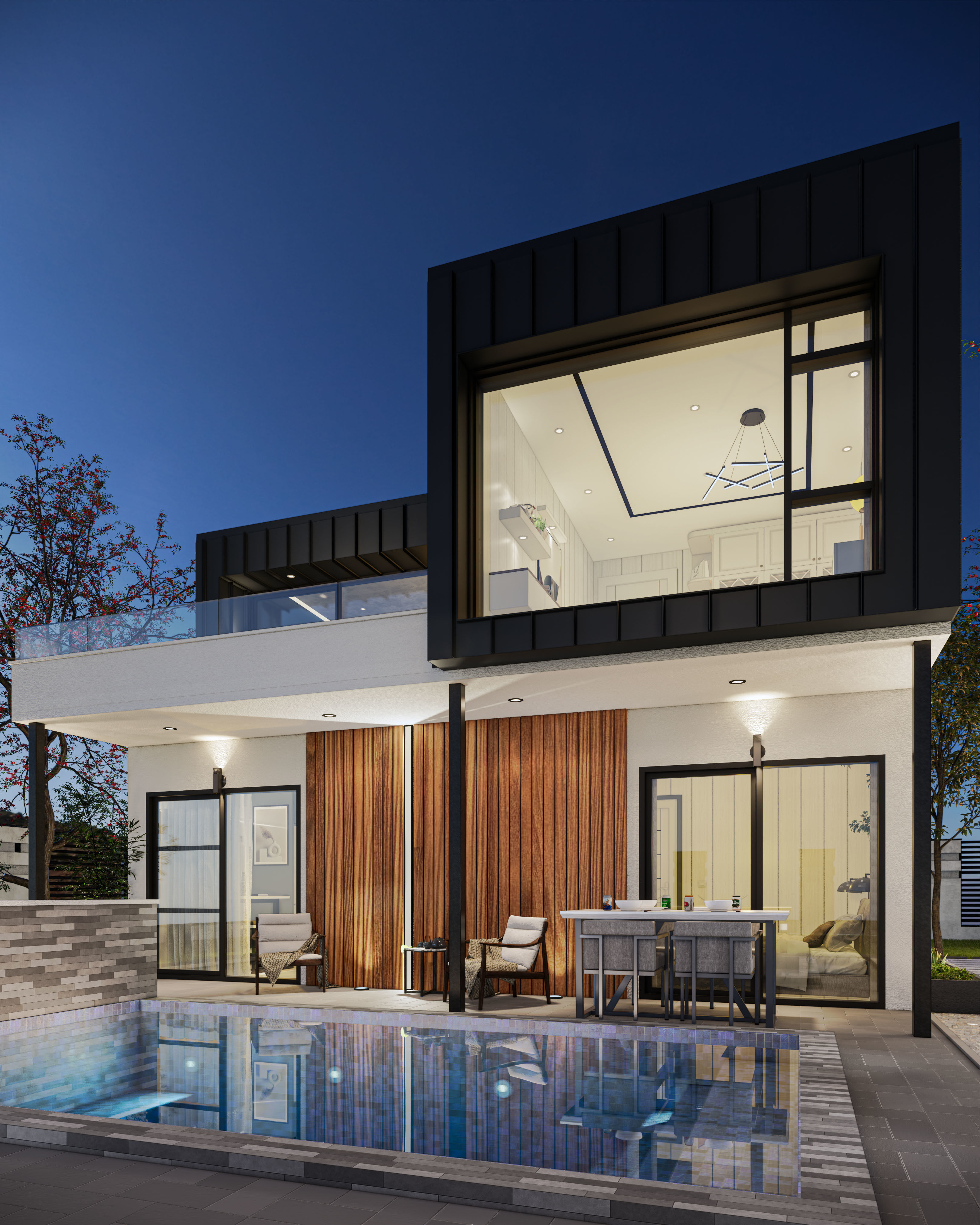 sketchup enscape render scene 3D model | CGTrader