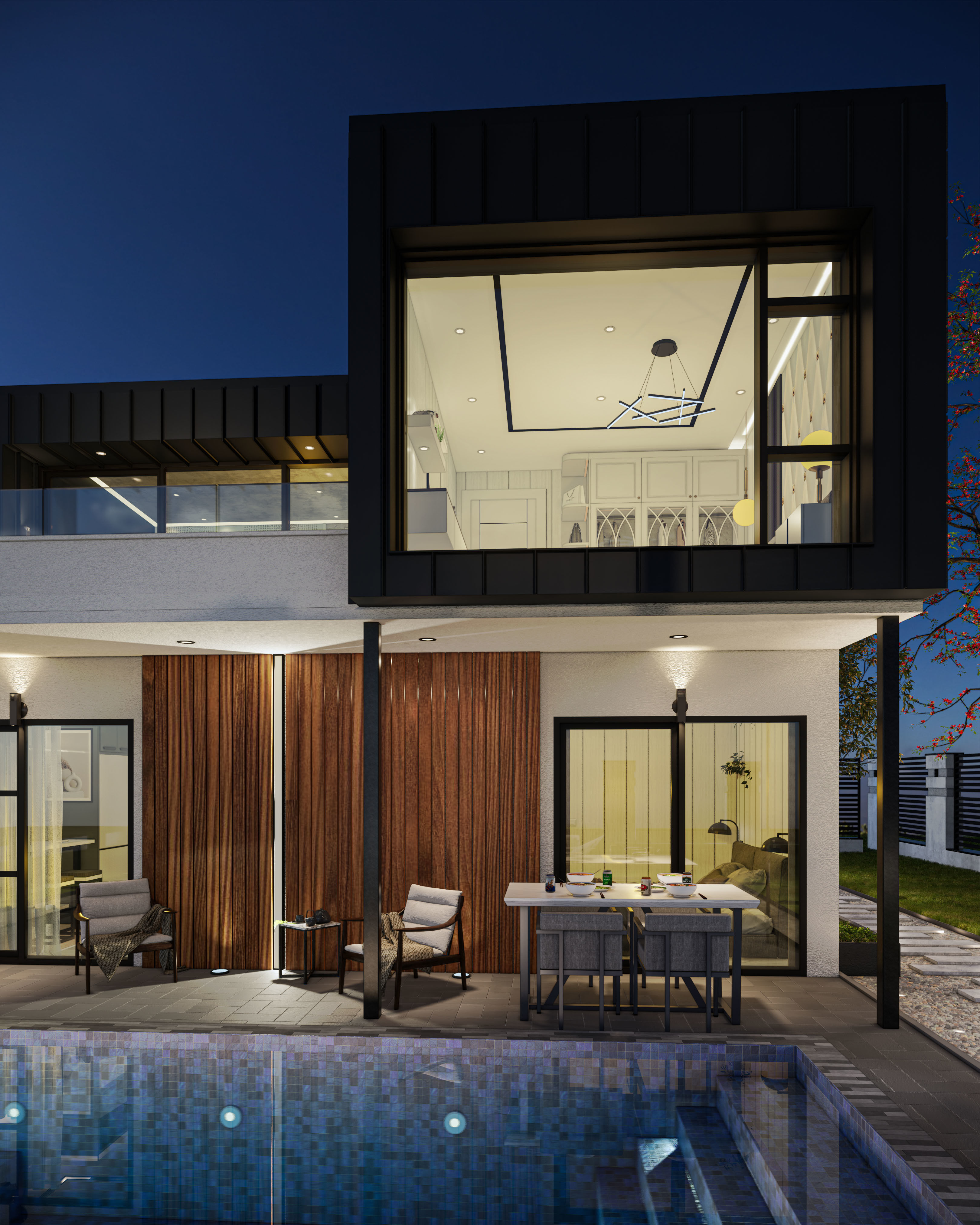 sketchup enscape render scene 3D model | CGTrader