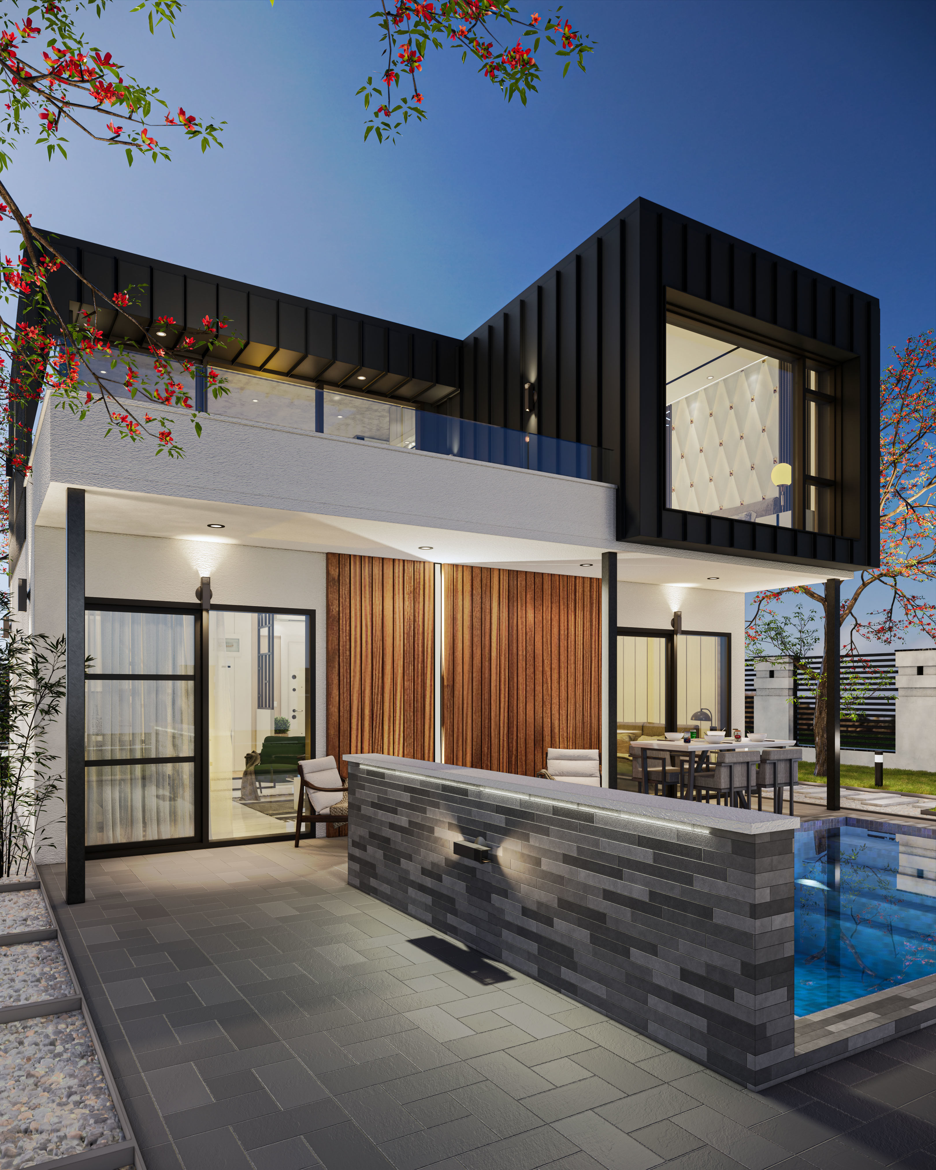 sketchup enscape render scene 3D model | CGTrader