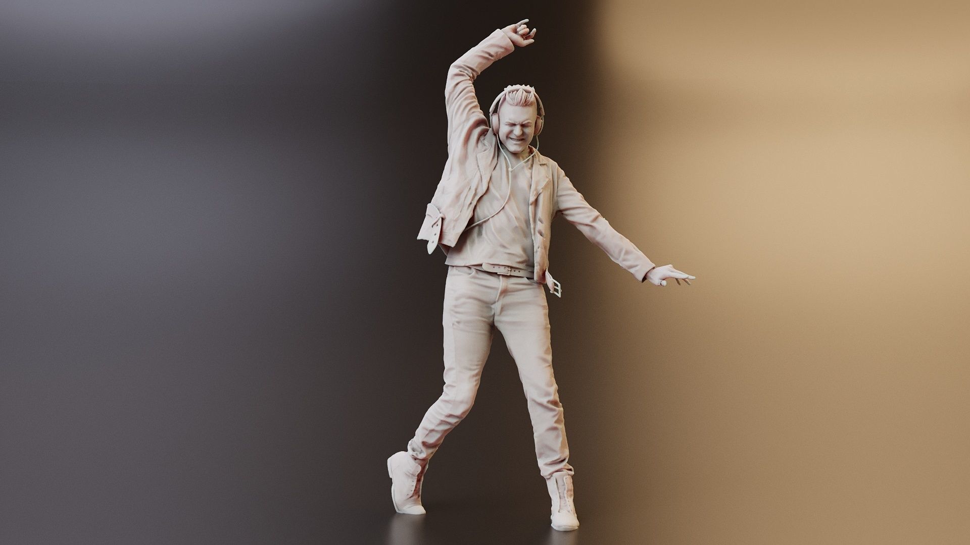 Realistic 3D Model of Young Man - Detailed and Render-Ready 3D model ...
