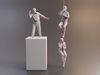 Man Woman Escape Action Scene - Unmatched 3D Realism 3D model | CGTrader