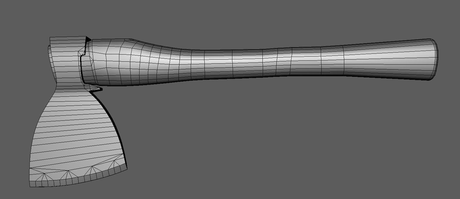 Game Ready Axe Low-poly 3D model realism 3D model | CGTrader