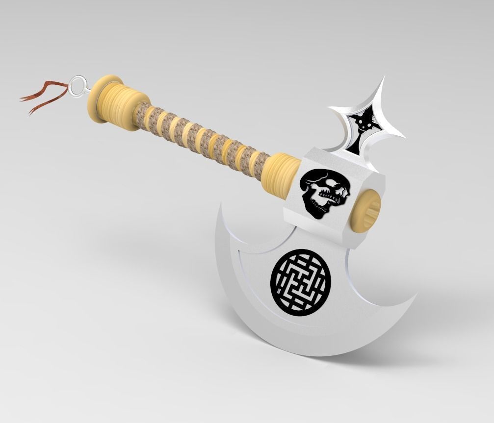 vikings war ax 3D model 3D printable | CGTrader