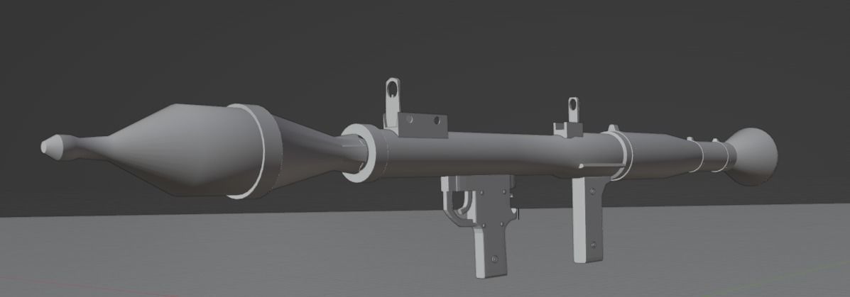 RPG-7 Low Poly 3D Model free VR / AR / low-poly 3D model | CGTrader