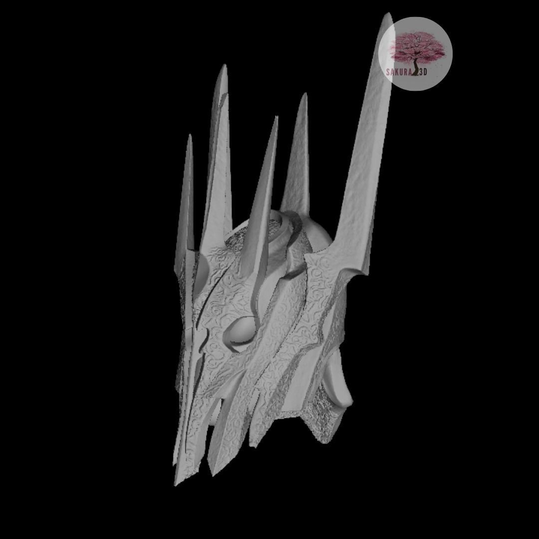 Sauron Helmet Stand 3D model 3D printable | CGTrader