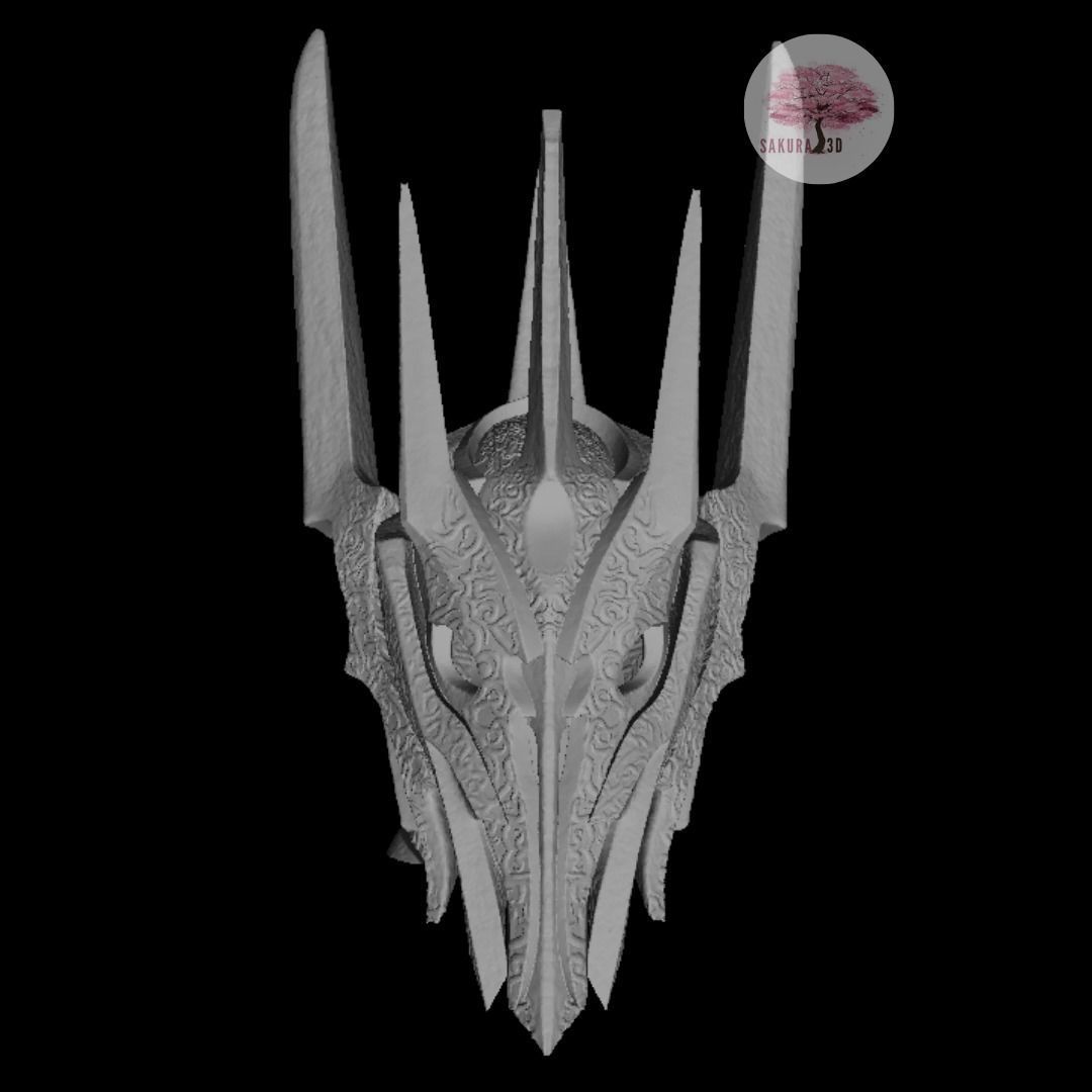 Sauron Helmet Stand 3D model 3D printable | CGTrader