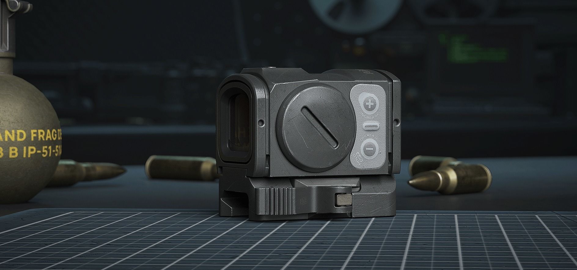 3D model Aimpoint ACRO Default - Replica GameReady VR / AR / low-poly ...