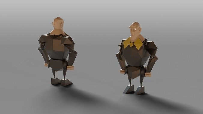 3D model Character VR / AR / low-poly | CGTrader