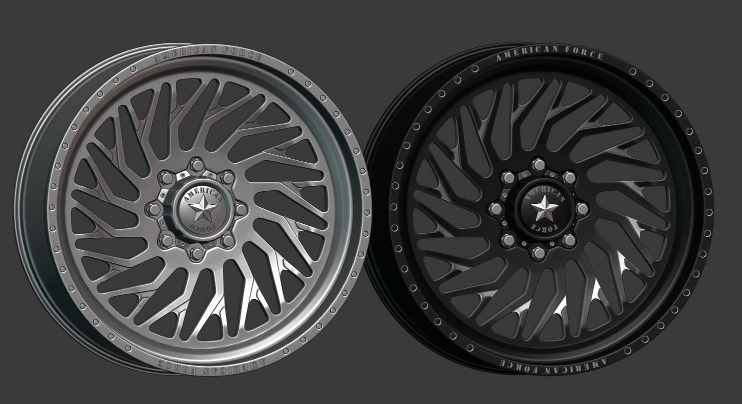 American Force Swang Rims 3D model | CGTrader