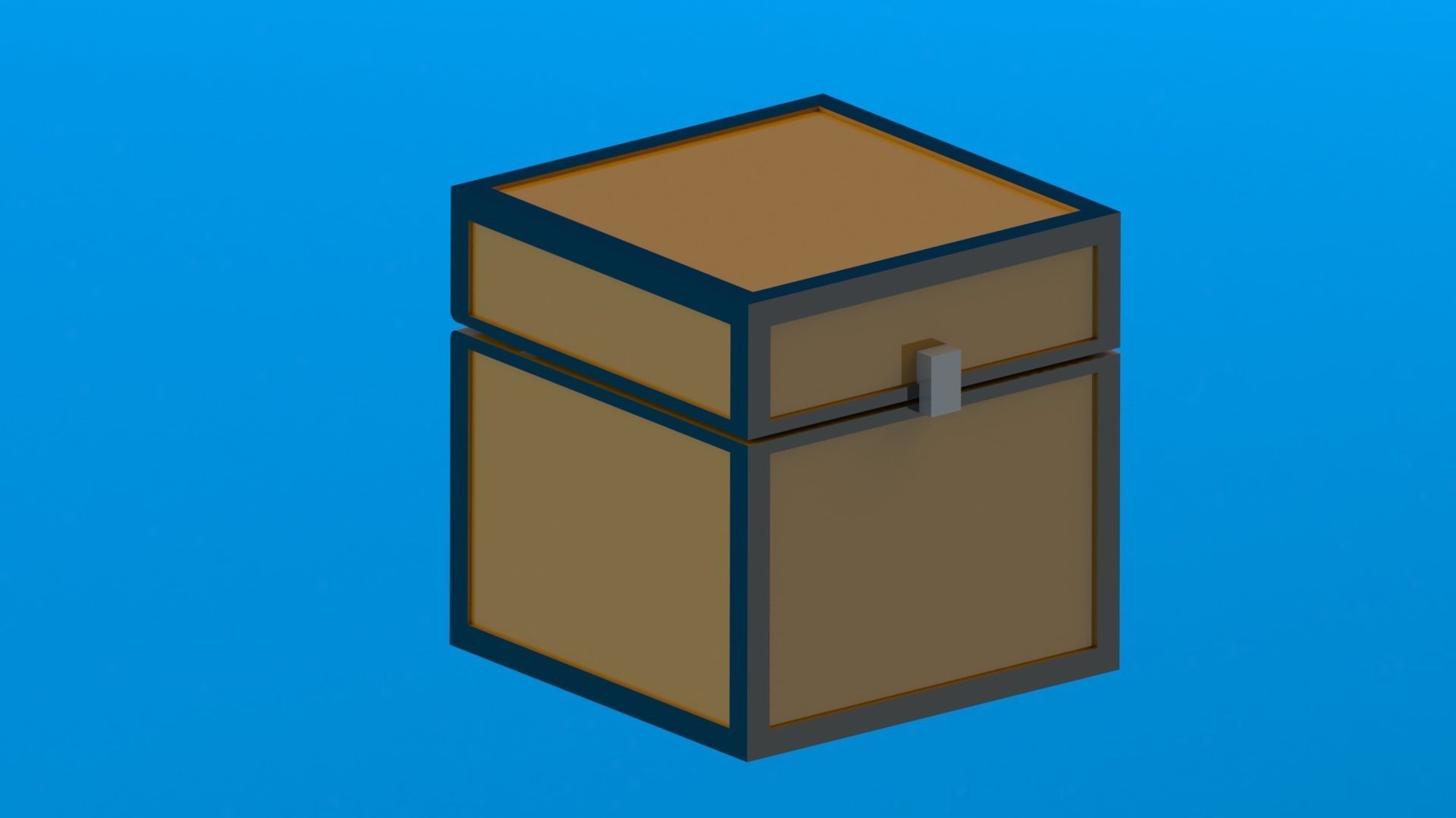 Minecraft Chest 3D model 3D printable | CGTrader