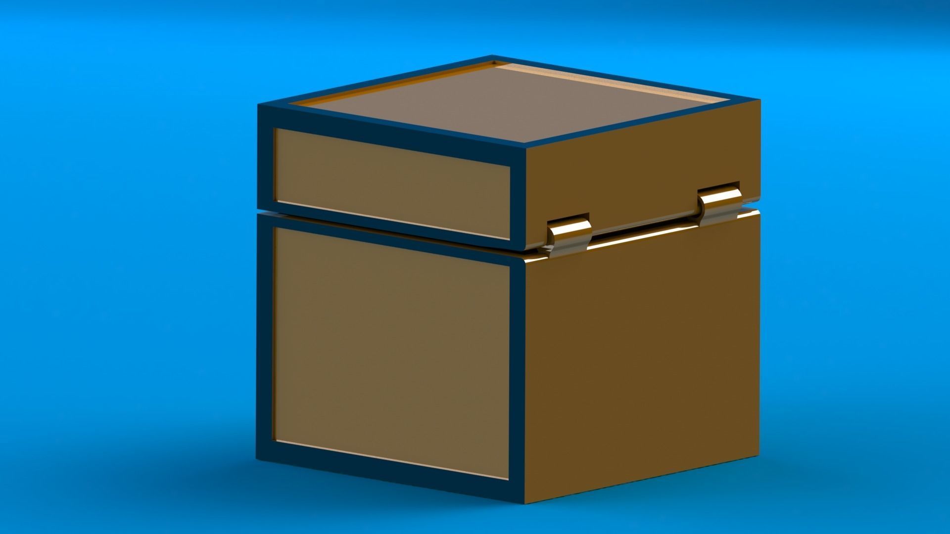 Minecraft Chest 3D model 3D printable | CGTrader