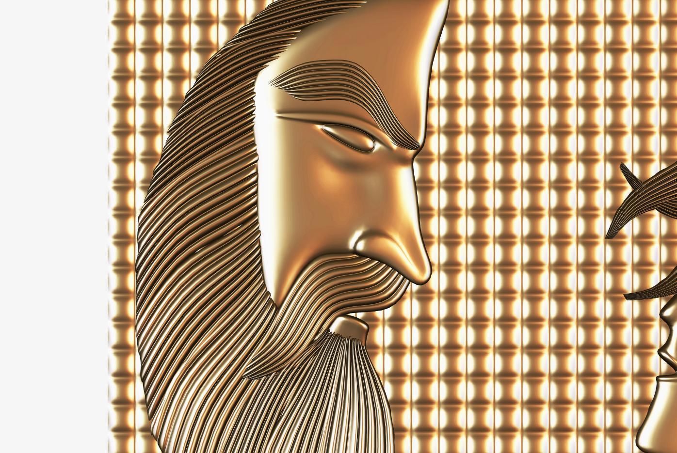 Backgammon ornament model for cnc 04 3D model | CGTrader