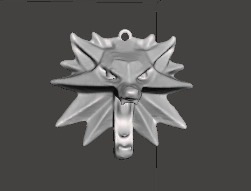 witcher medalion 3D model 3D printable | CGTrader