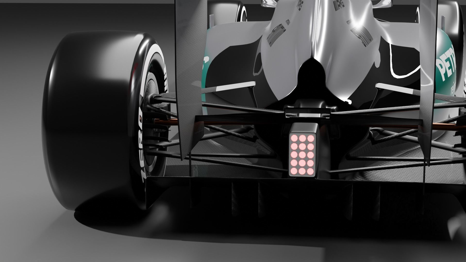 Mercedes F1 W03 2012 3D model | CGTrader