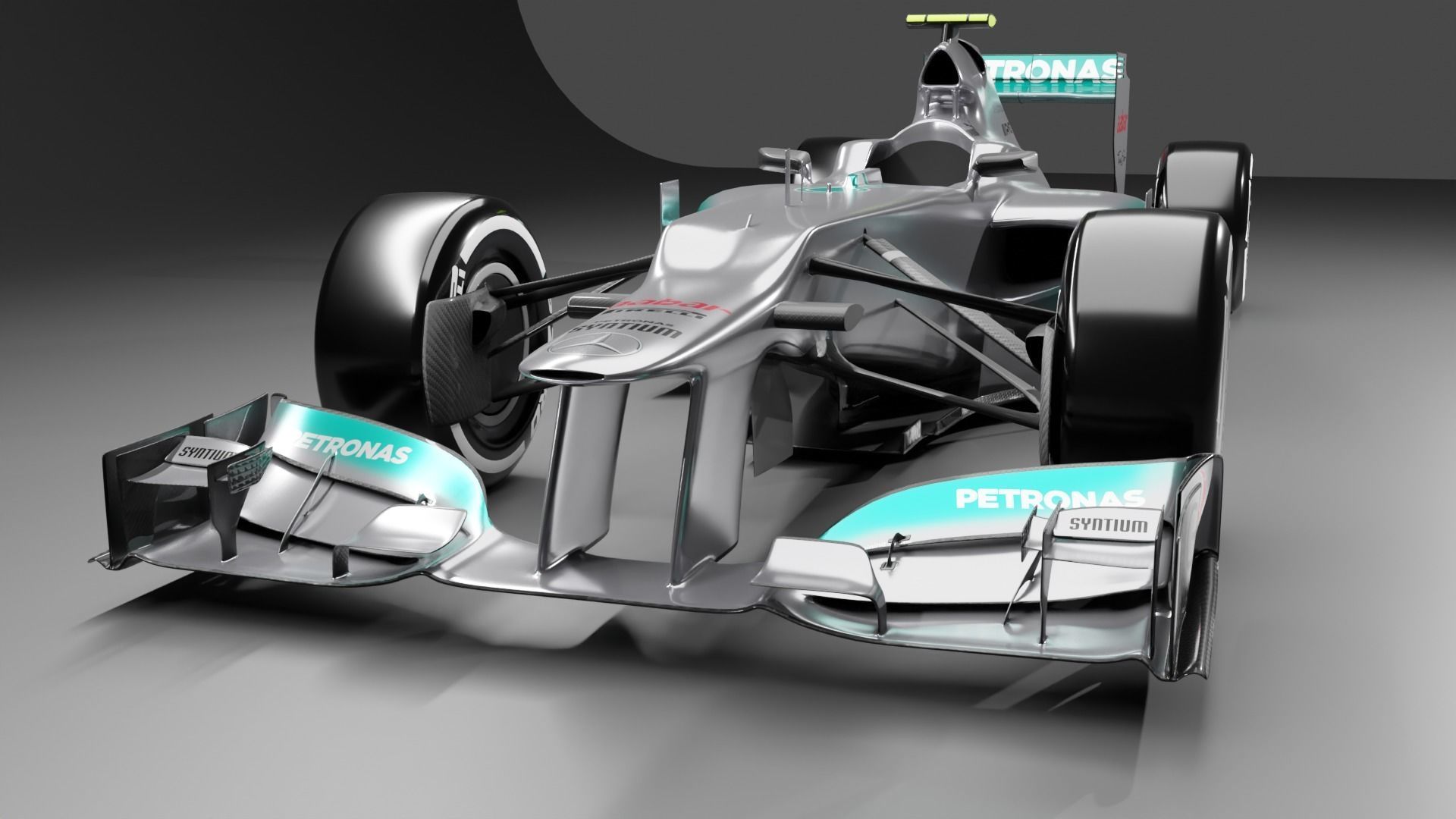 Mercedes F1 W03 2012 3D model | CGTrader
